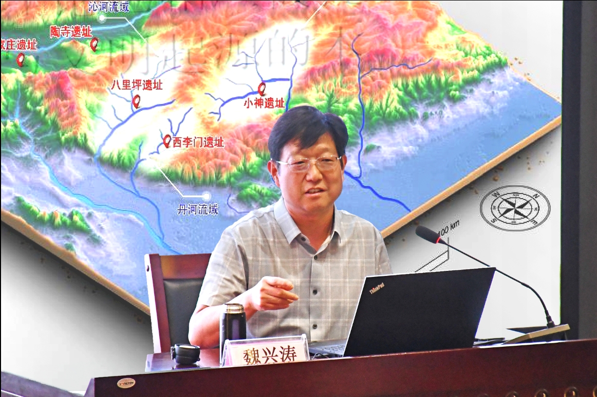 “文明在宛——讲好南阳文物故事”大讲堂第五期 魏兴涛作专题讲座 - 交流活动 - 南阳文物保护研究院